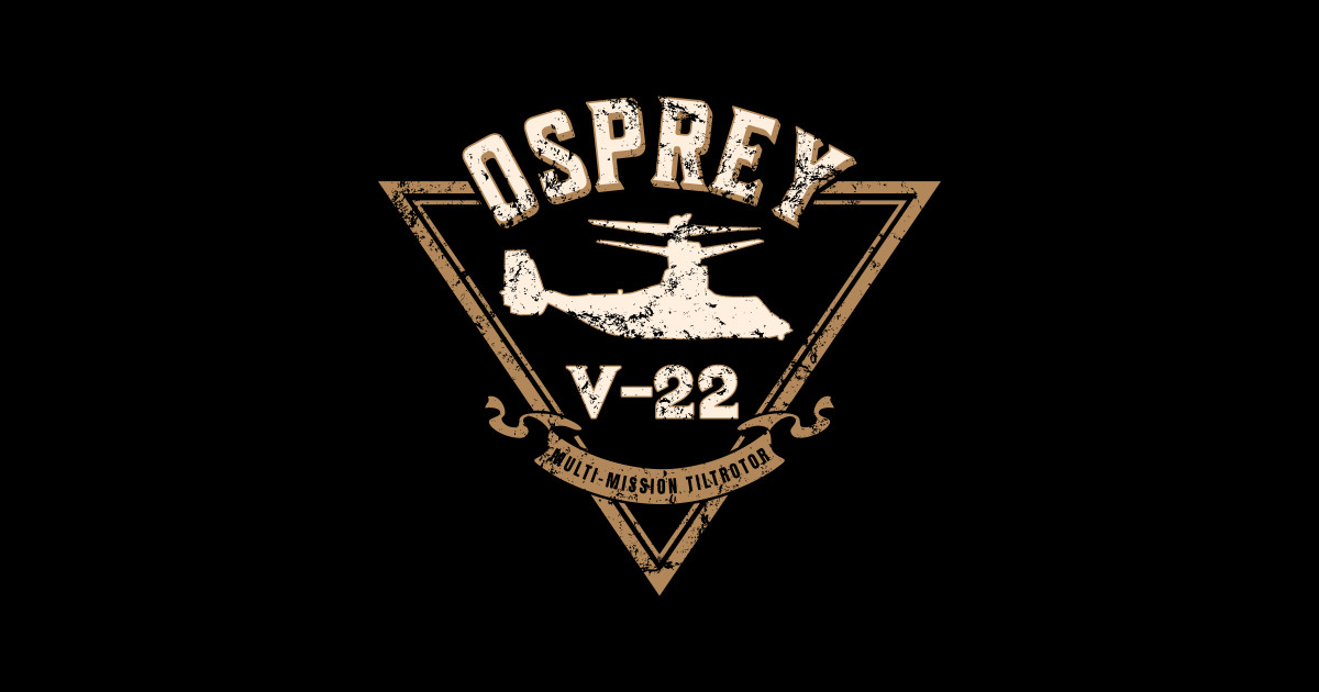 V-22 Osprey VTOL Aircraft Distressed Design - V 22 Osprey - Posters and ...