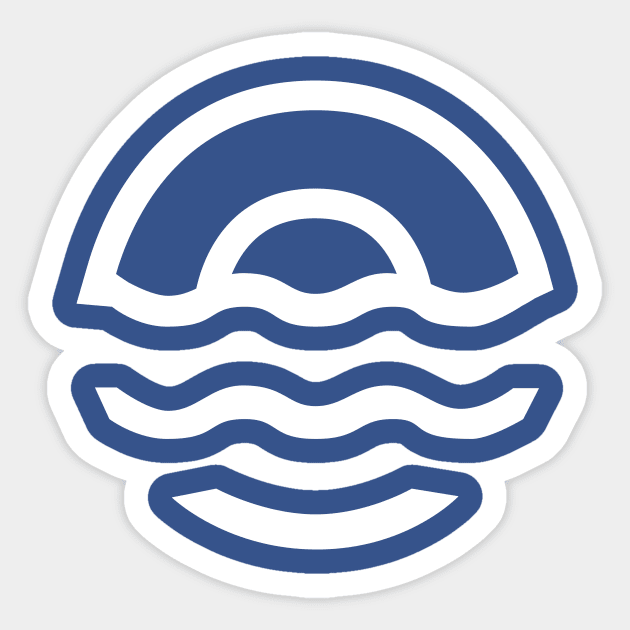 Oceanside California Logo v3 - Oceanside - Sticker | TeePublic