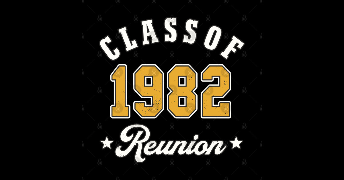 Class Of 1982 High School Or College Reunion - Class Of 1982 - Sticker ...