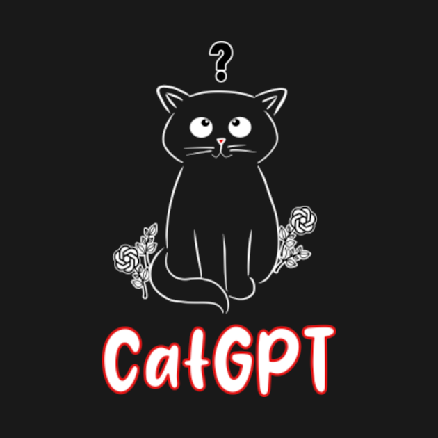 Cat GPT - Cat - T-Shirt | TeePublic