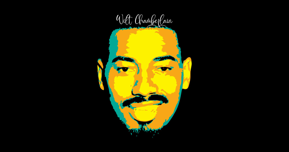 Wilt Chamberlain pop art. Wilton Norman Chamberlain.basketball player ...