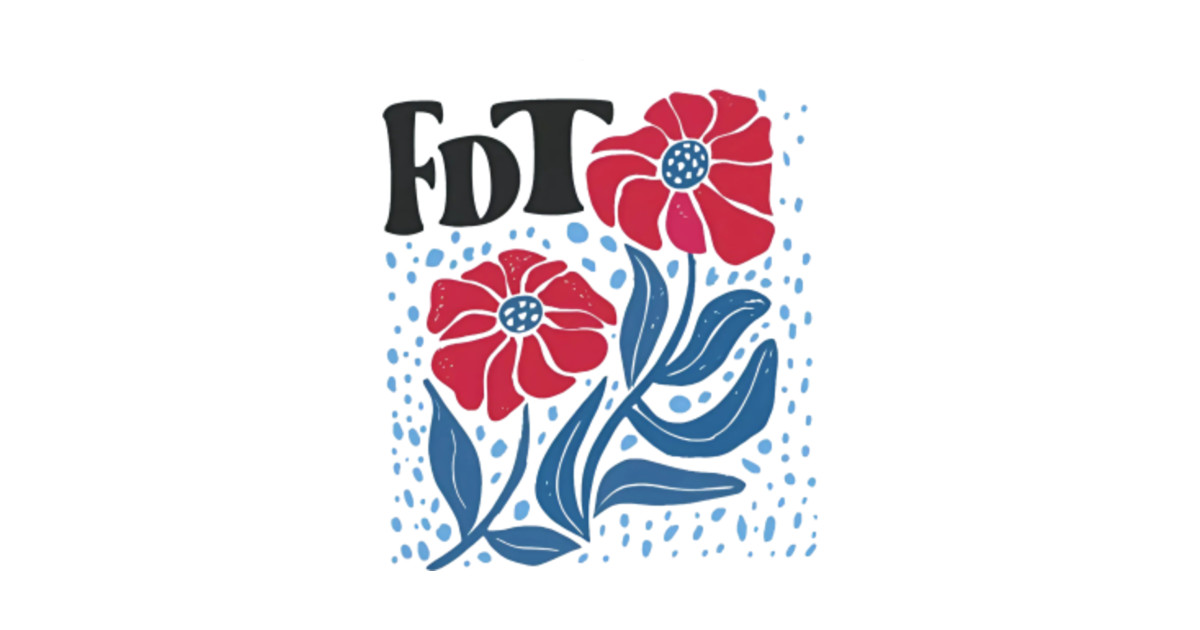 Subtle Anti Trump FDT Floral - Subtle Anti Trump Fdt Floral - T-Shirt ...
