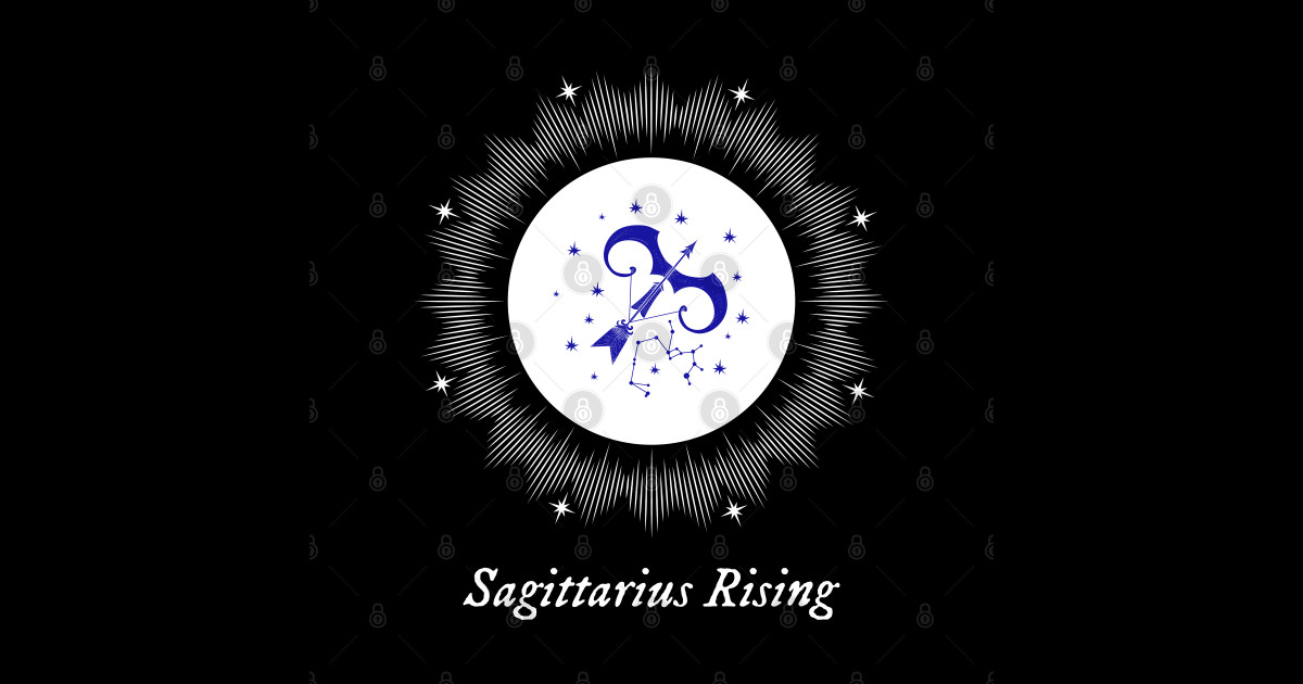 Sagittarius Rising Astrology Chart Zodiac Sign Ascendant - Sagittarius ...