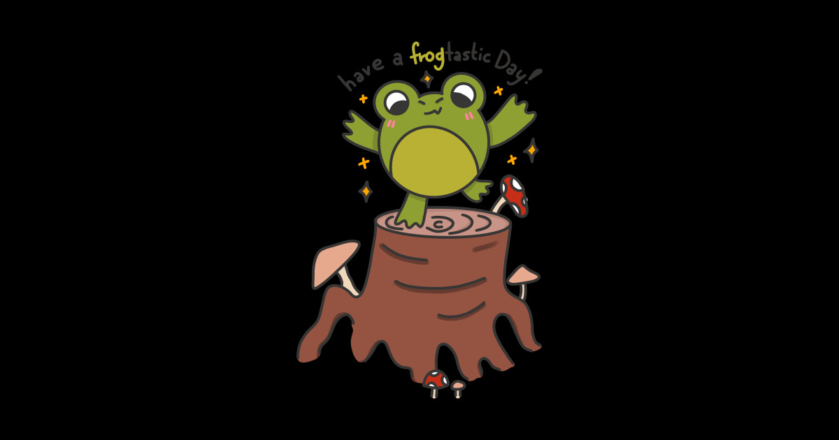 Cute frogtastic frog day design - Frog Lovers Gift - Sticker | TeePublic