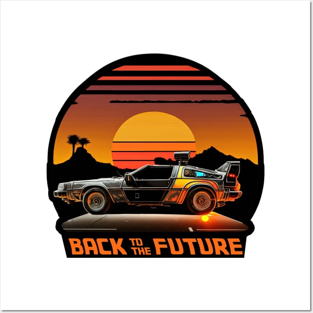 Vintage Delorean Time Machine - Back To The Future - Posters and Art ...