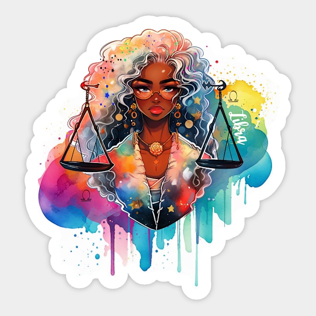 Zodiac Libra Astrological Sign Black Goddess of Justice - Libra ...