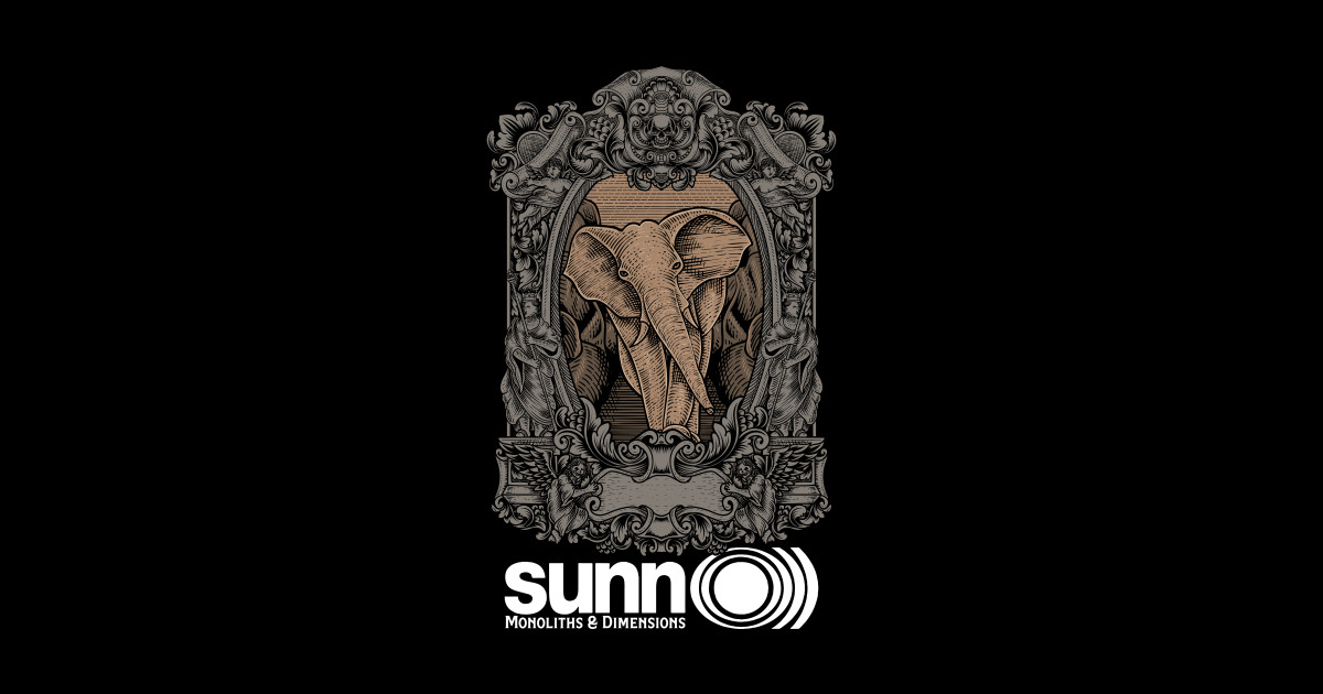 Sunn O))) Black One - Sunn O - Sticker | TeePublic