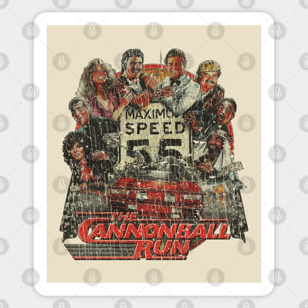 The Cannonball Run 1981 - 80s Movies - Sticker | TeePublic