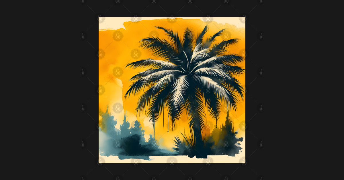 Palm Tree - Palm Tree - T-Shirt | TeePublic
