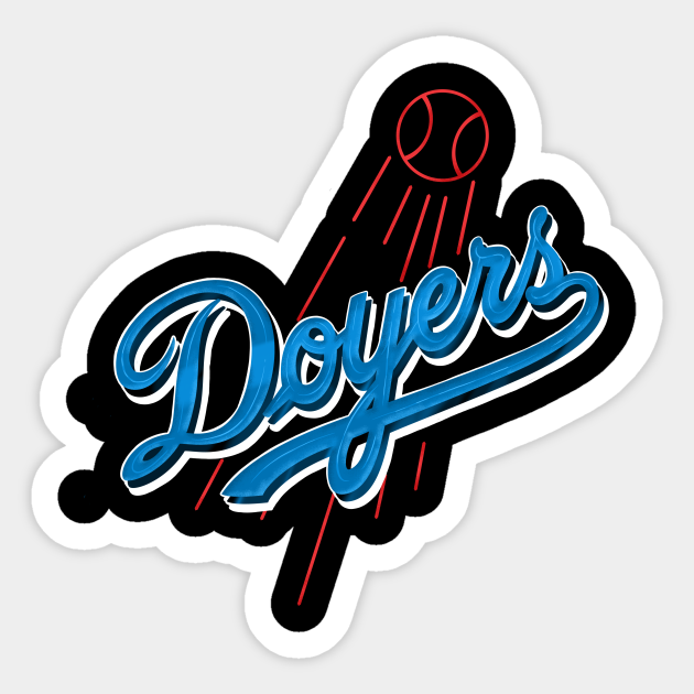 Los Doyers - Los Angeles - Sticker | TeePublic