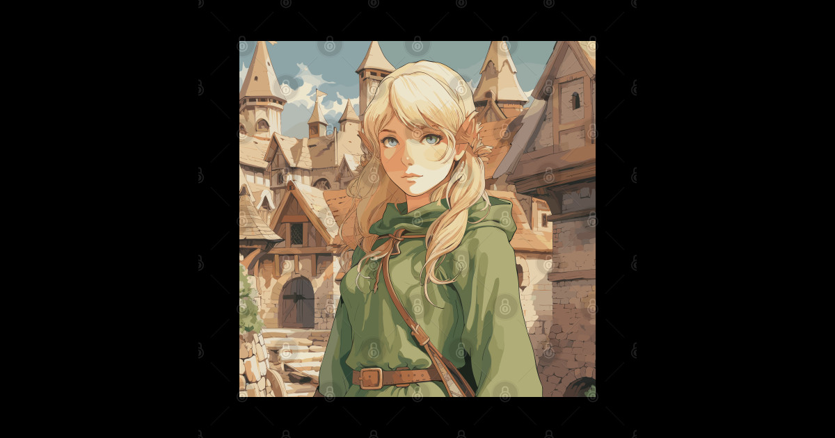Blonde Elf - Blonde Elf - Sticker | TeePublic