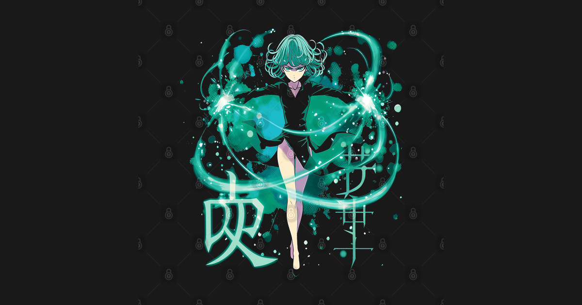 Tatsumaki Psychic Power Pose One Punch - Tatsumaki - T-Shirt | TeePublic
