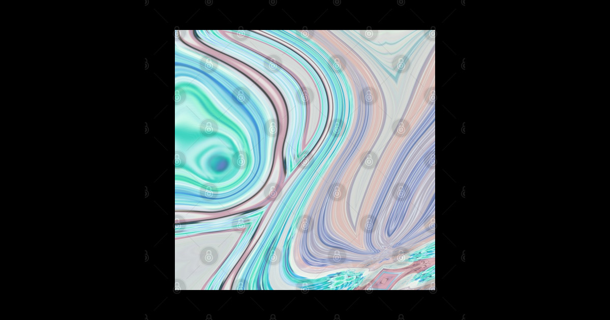 preppy abstract marble pastel purple turquoise blue mint swirls ...