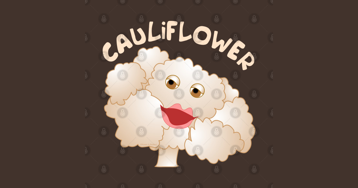 Cute Cauliflower - Cauliflower - T-Shirt | TeePublic