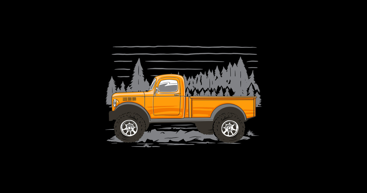 POWER WAGON - 4x4 - Sticker | TeePublic