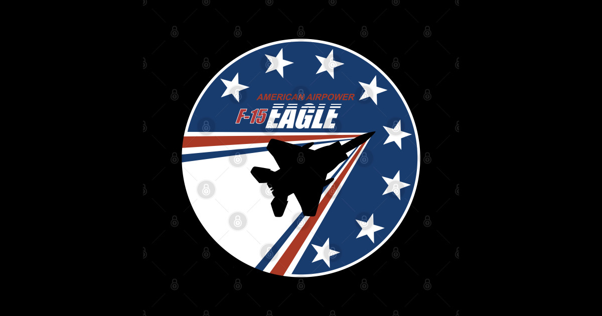 F-15 Eagle Patch - Us Air Force Fighter - Sticker | TeePublic