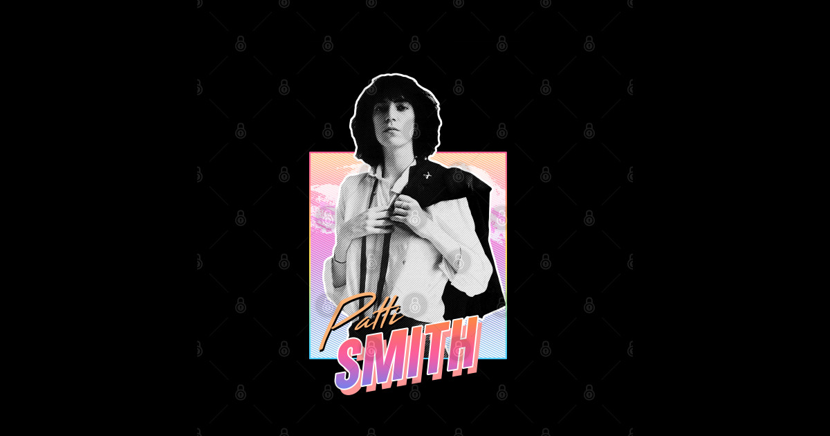 Patti Smith - Retro - Patti Smith - Sticker | TeePublic