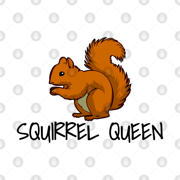 Squirrel Queen - Squirrel - Pillow | TeePublic