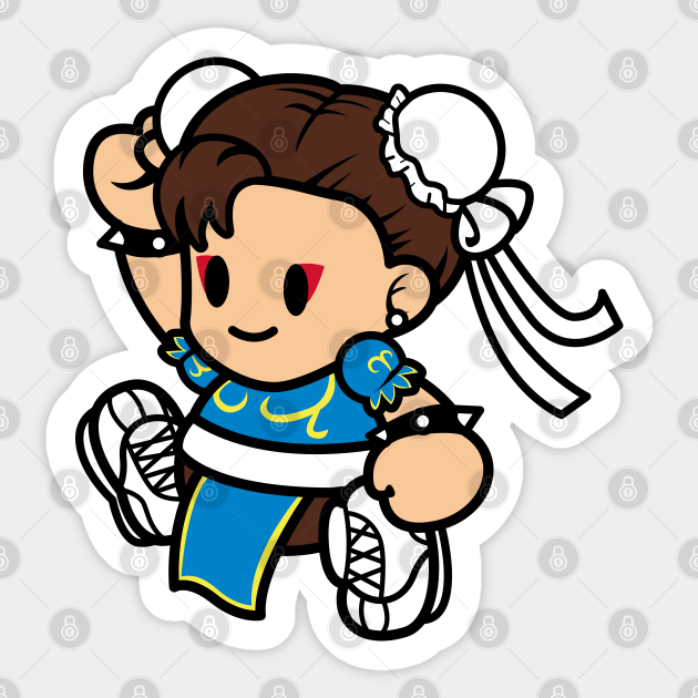 Cute Chun Li - Chun Li - Sticker | TeePublic