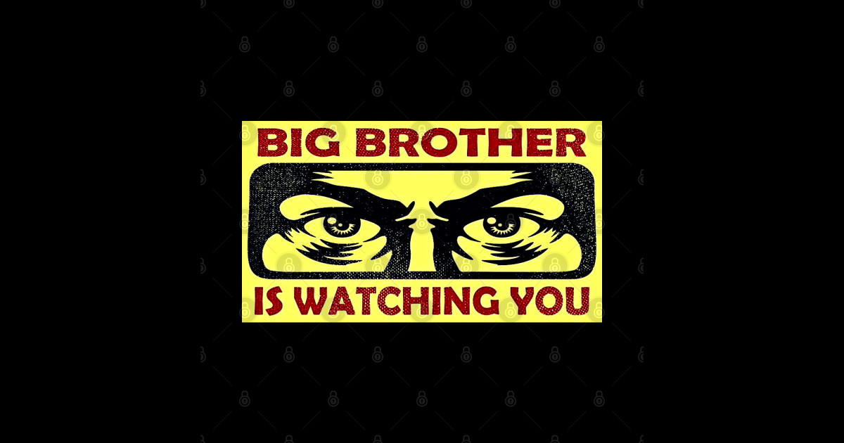 Big Brother Is Watching You - Big Brother - Sticker | TeePublic