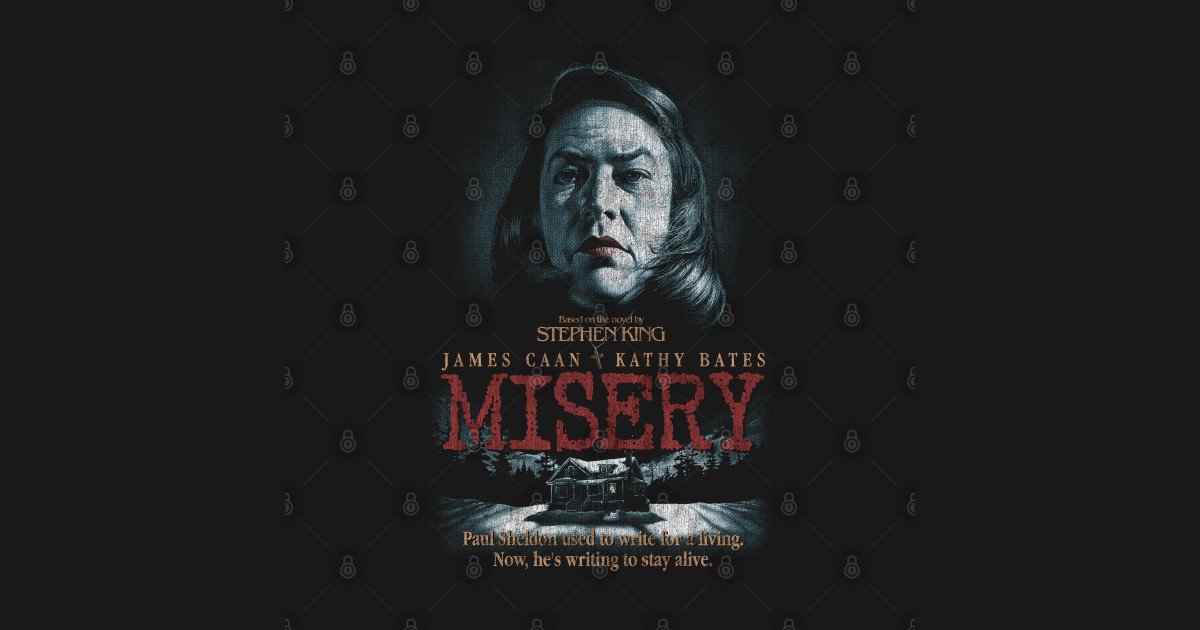 Misery, Stephen King, Horror Classic - Misery - T-Shirt | TeePublic