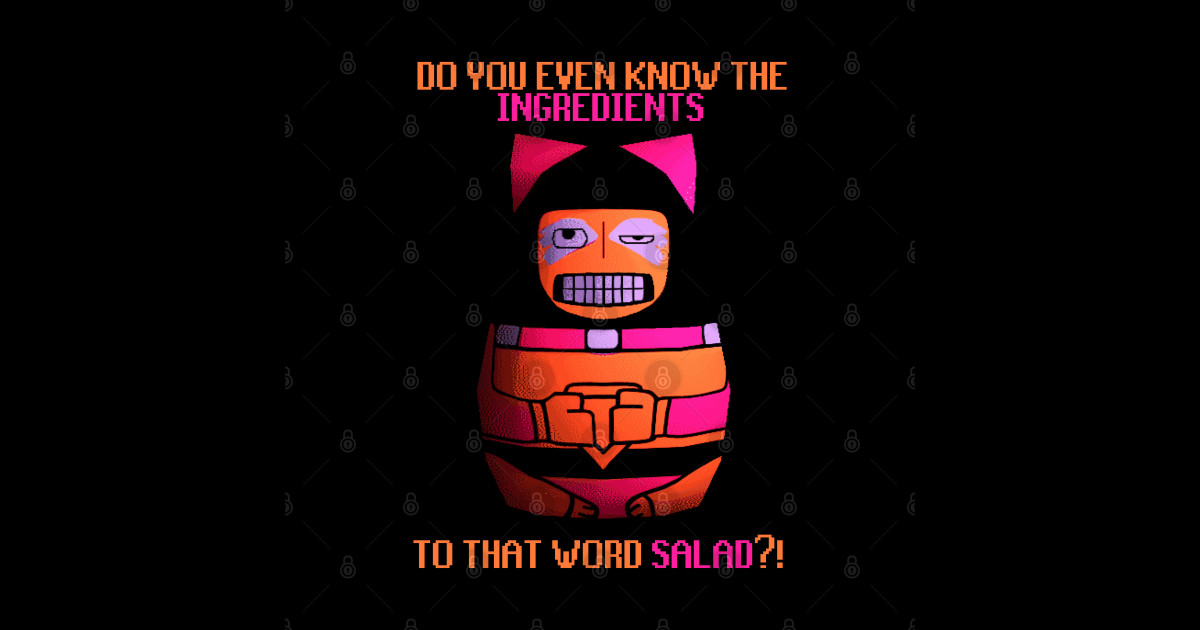 Theodora (from ENA Dream BBQ)asking about your word salad - Ena Dream ...