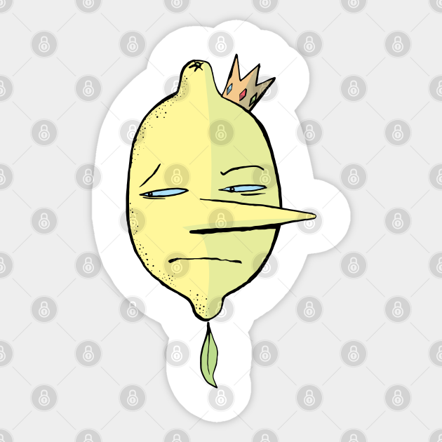 Lemon king - Lemon King - Sticker | TeePublic