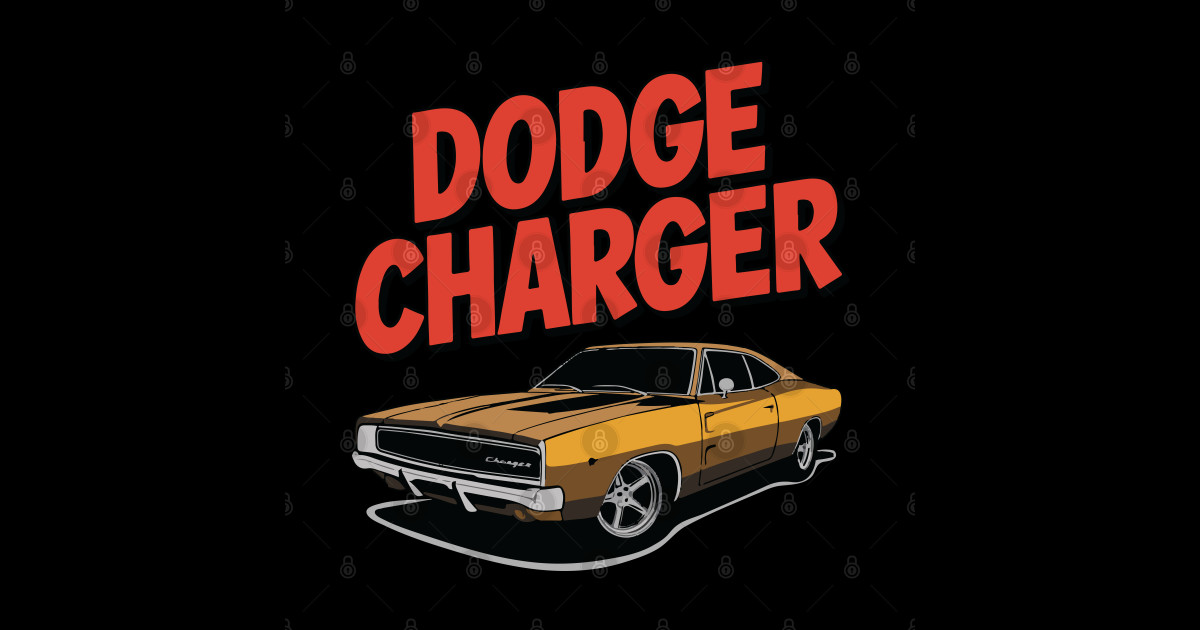 Dodge Charger Muscle Car Funny Gift - Dodge Charger - Sticker | TeePublic