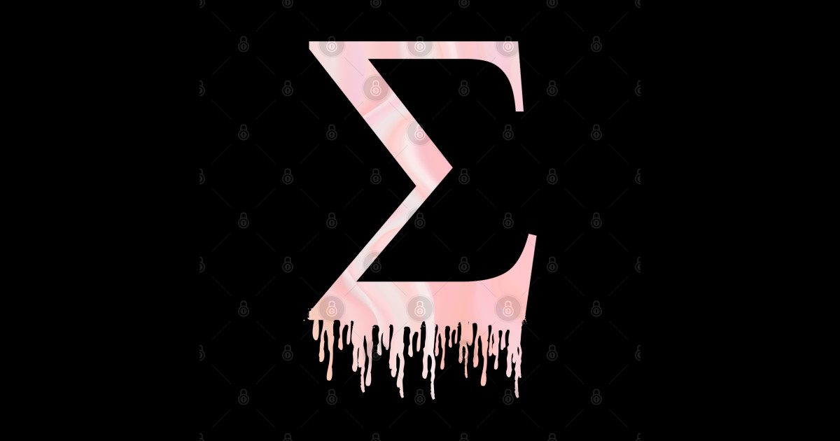 Sigma Drip Letter - Sigma Drip Letter - Magnet | TeePublic