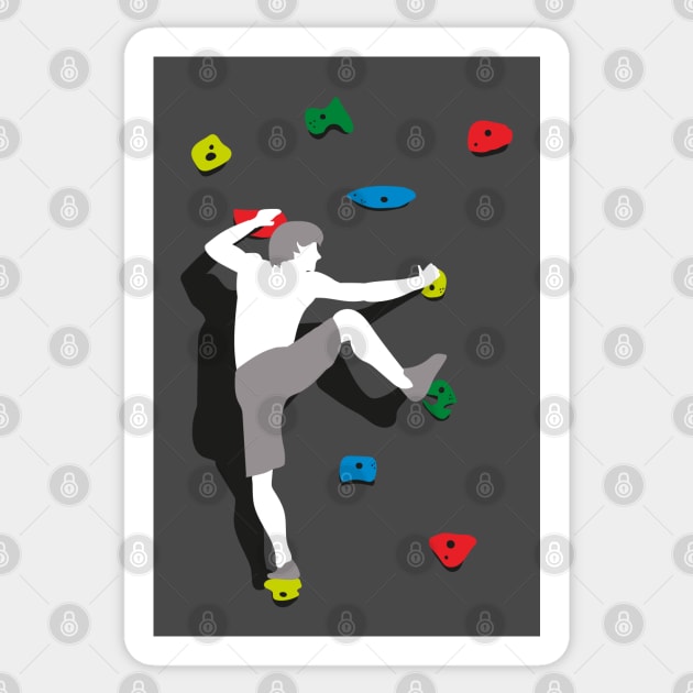 Climbing wall - Climbing - Sticker | TeePublic