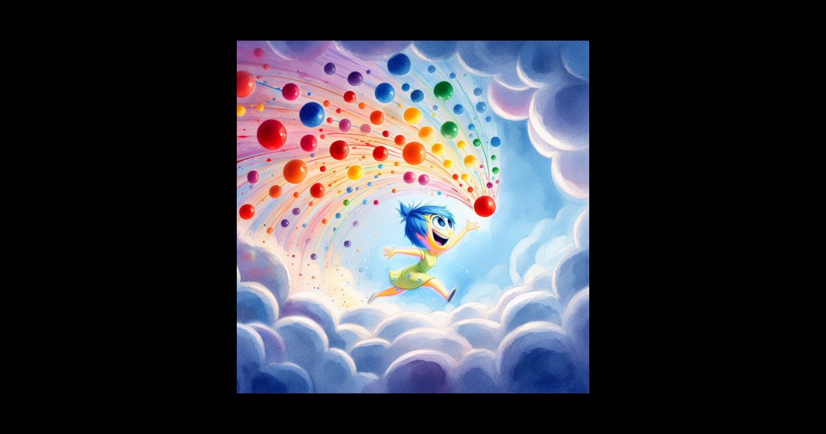 Inside Out Joy - Pixar - Sticker | TeePublic