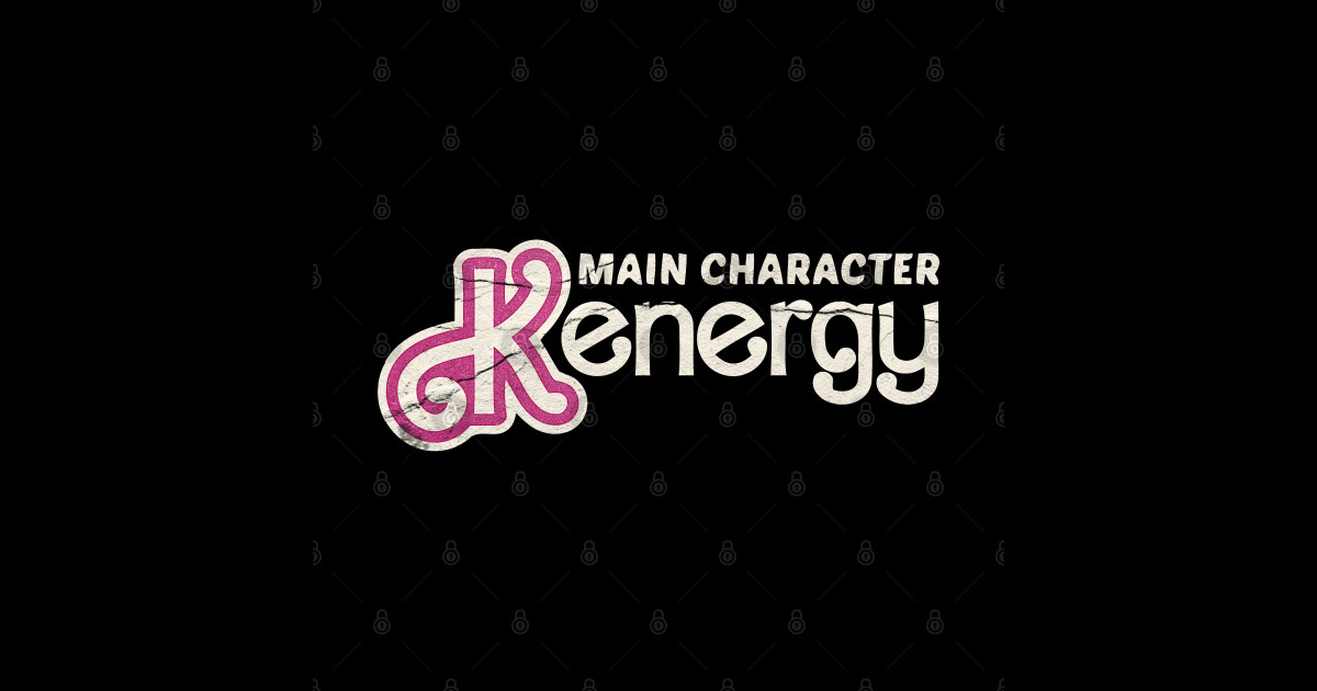 kenergy | main character kenergy - Kenergy - Sticker | TeePublic