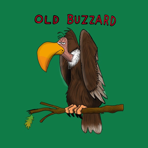 old buzzard - Grouchy Buzzard - T-Shirt | TeePublic