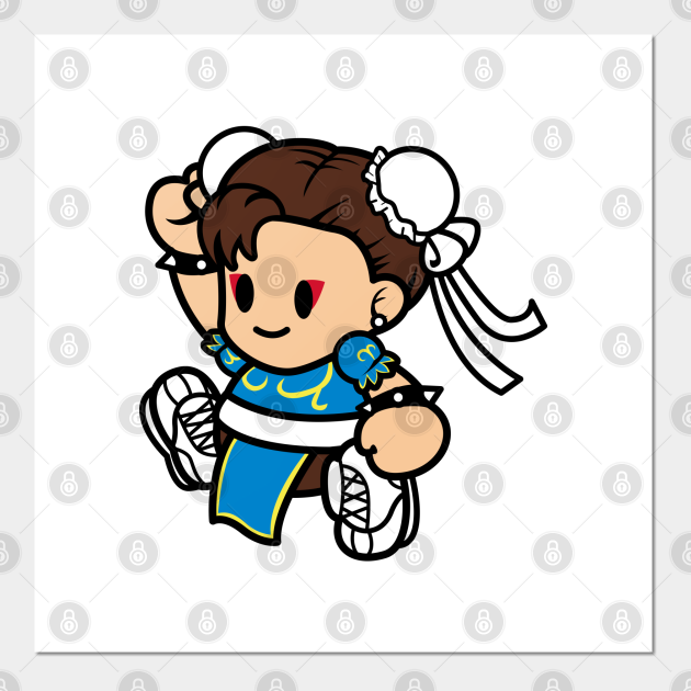 Cute Chun Li - Chun Li - Posters and Art Prints | TeePublic