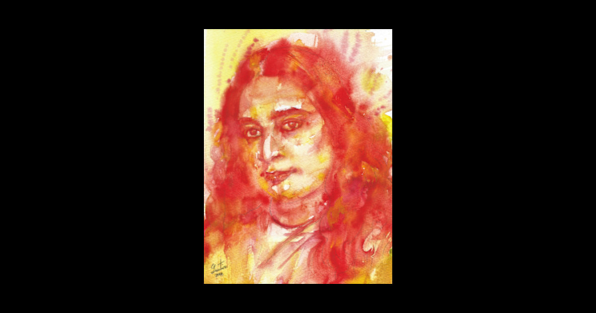PARAMAHANSA YOGANANDA - watercolor portrait.1 - Yogananda - Sticker ...