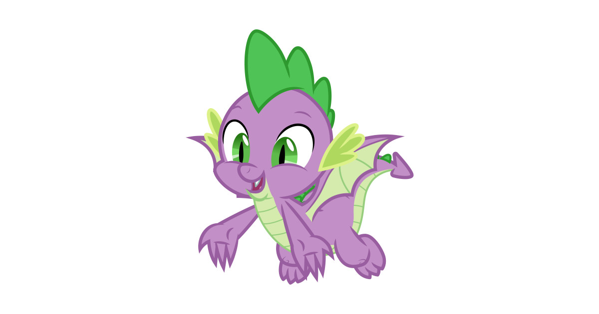 Spike excited at the proposal plan 2 - My Little Pony - T-Shirt | TeePublic