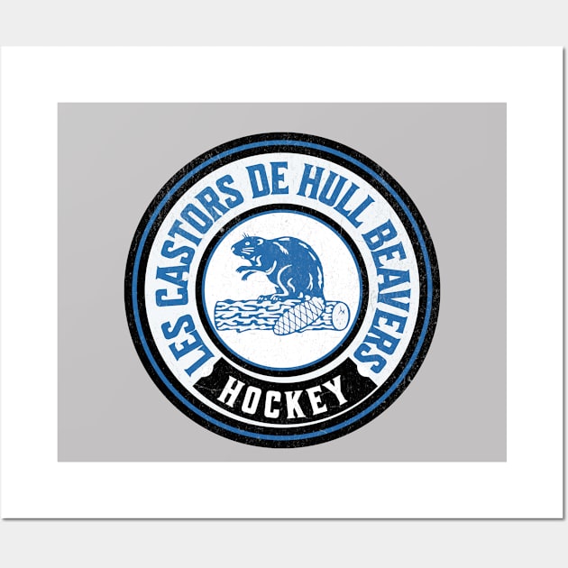 Vintage Beaver Logo Defunct Hockey Team Hull Beavers - Beavers ...
