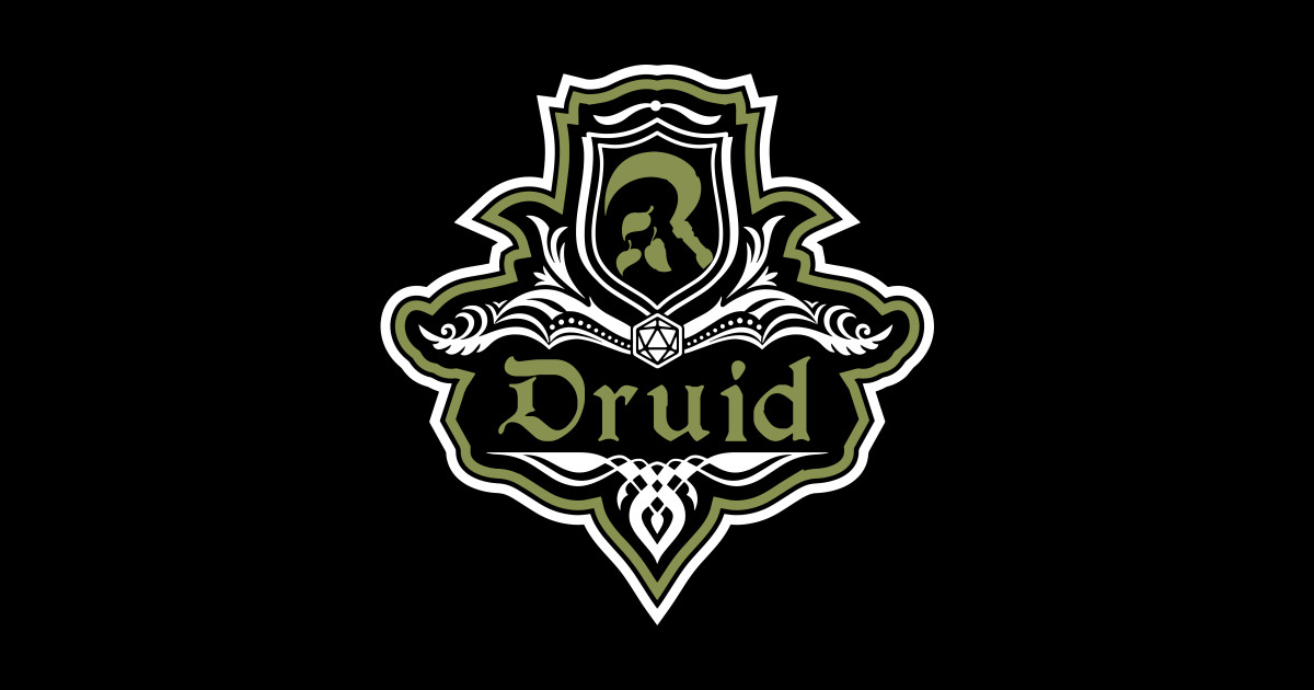 D&D Druid Class Crest - Druid Class - Posters and Art Prints | TeePublic