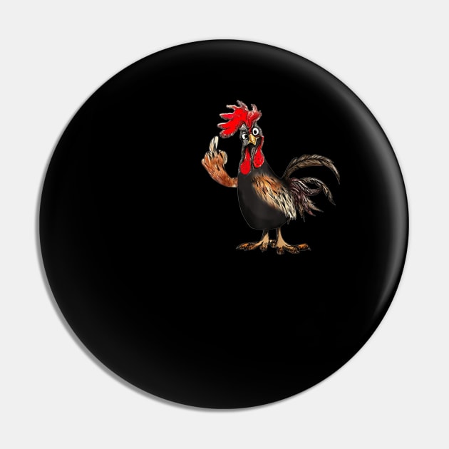 Rock Paper Scissors Rude Rooster Middle Finger Humor - Middle Finger ...