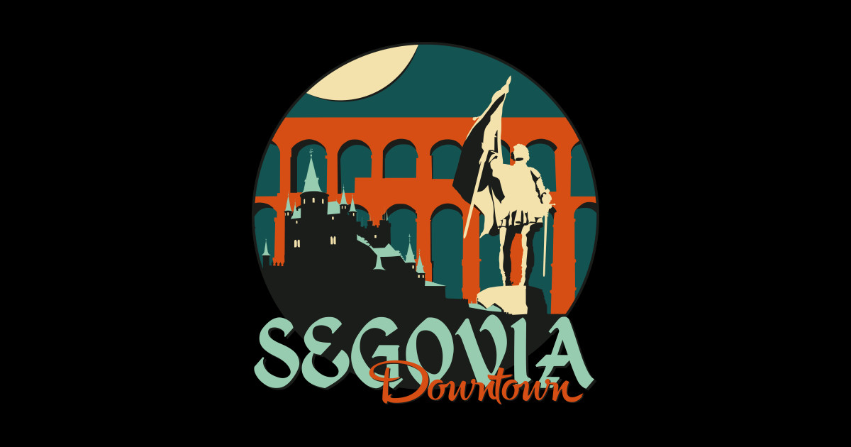 Segovia Downtown - Segovia - Sticker | TeePublic