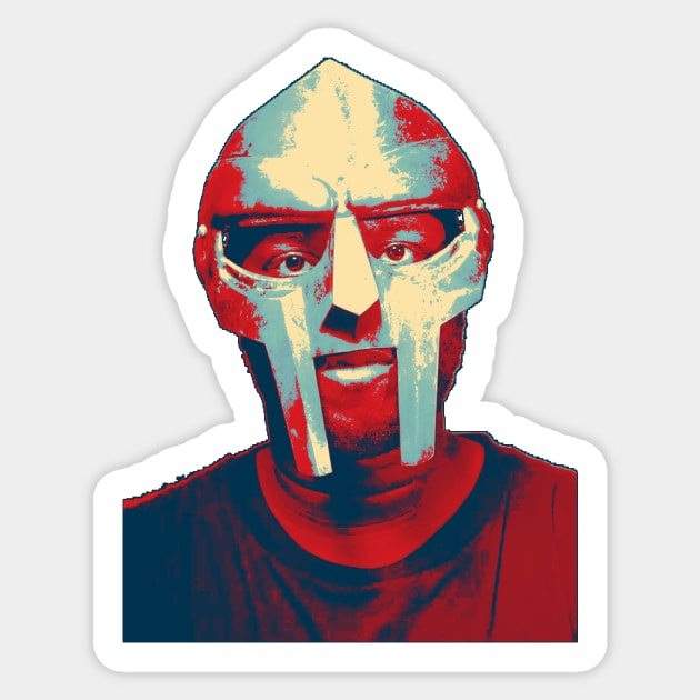 Pop Art MF Doom - Mf Doom - Sticker | TeePublic