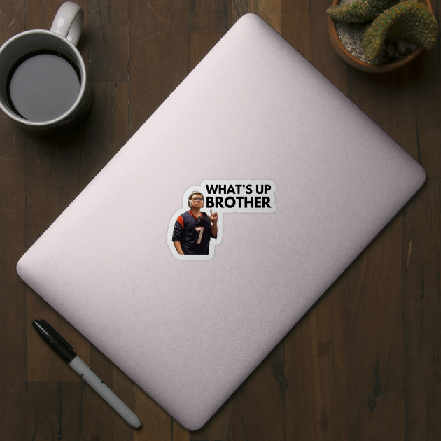 What’s Up Brother | Sketch - Whats Up Brother Meme - Sticker | TeePublic