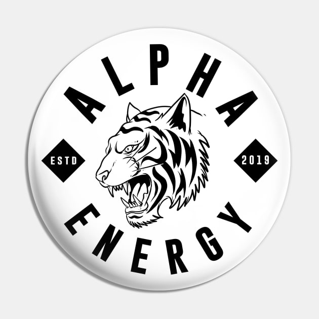 Alpha Energy - Alpha - Pin | TeePublic