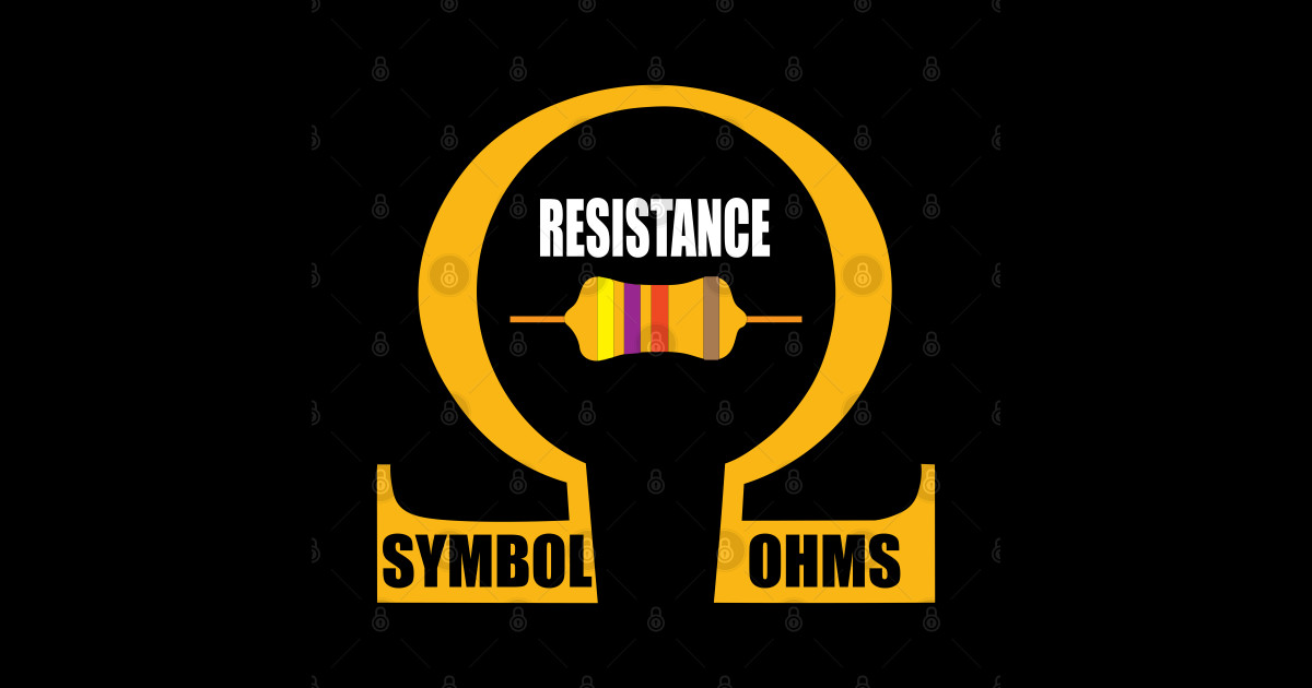 Resistance ohms symbol and Resistor Design for Electrical engineering ...