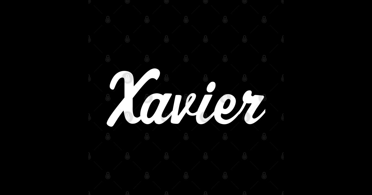 Xavier Script - Xavier - Sticker | TeePublic