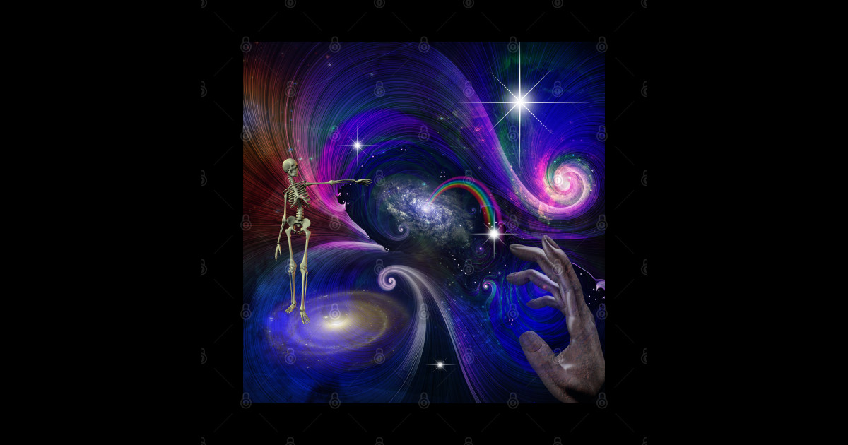 Skeletal Figures in Cosmos - Skeletal Figures In Cosmos - Sticker ...