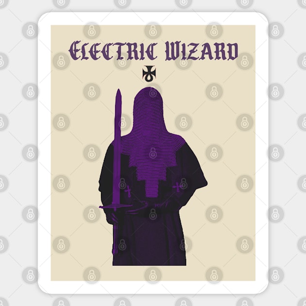 Electric Wizard - Knight - Electric Wizard - Sticker | TeePublic