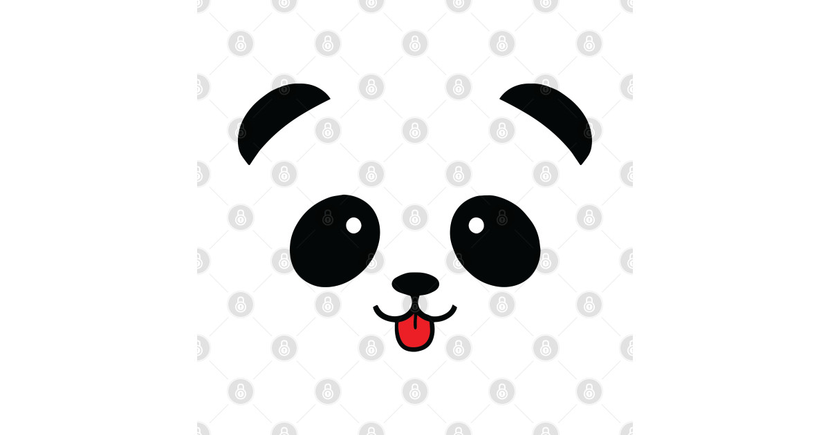 Cute Giant Panda Blep Mlem Meme - Cute Panda - T-Shirt | TeePublic