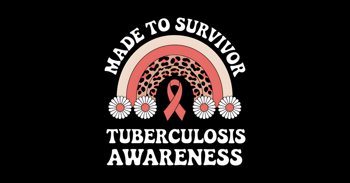 Made To Survivor Tuberculosis Awareness Red Ribbon - Made To Survivor ...