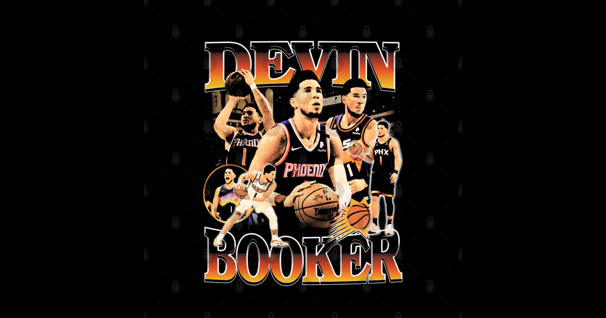 Devin Booker Vintage Bootleg - Devin Booker - Sticker | TeePublic